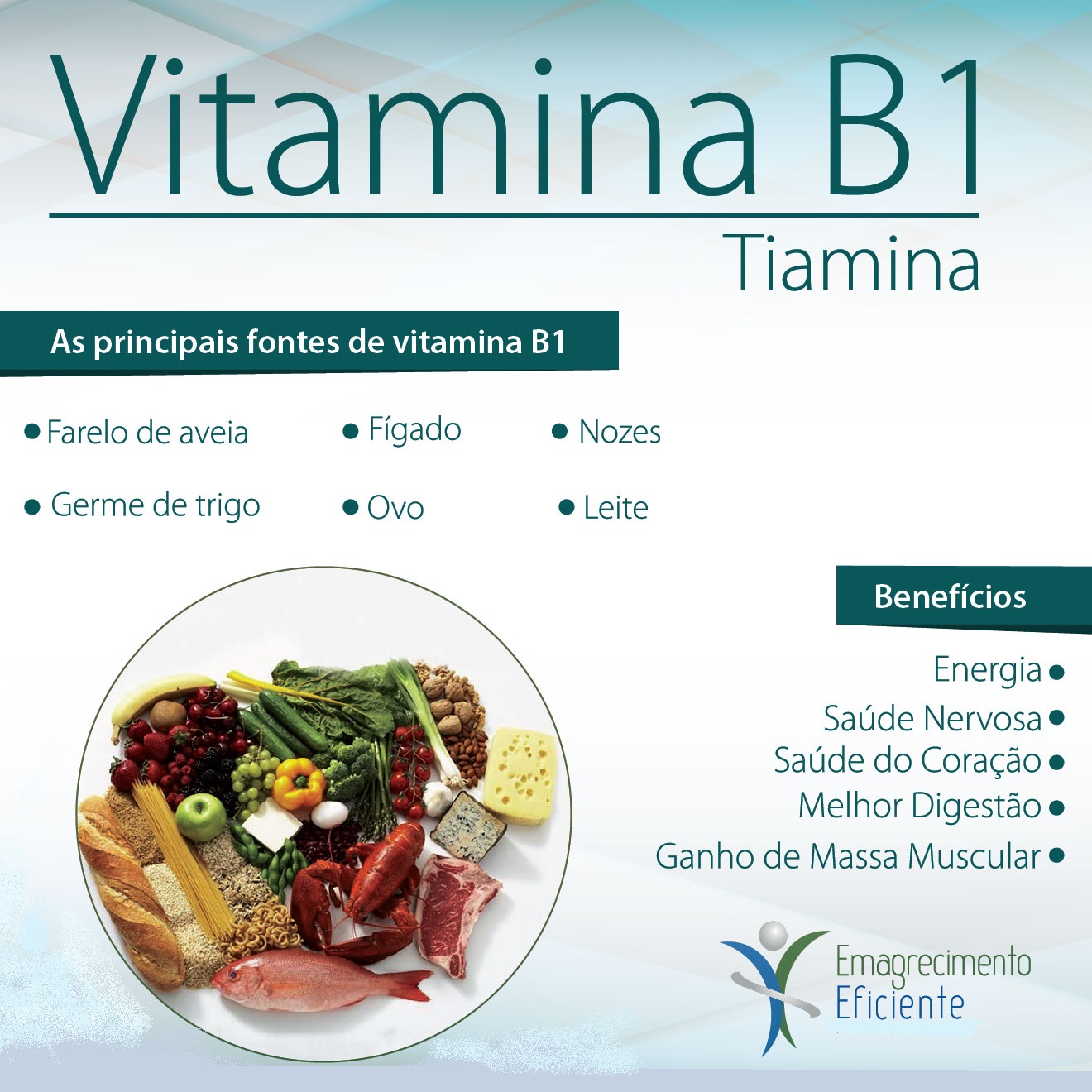 Vitamina B1: efeitos e benefícios pro corpo!