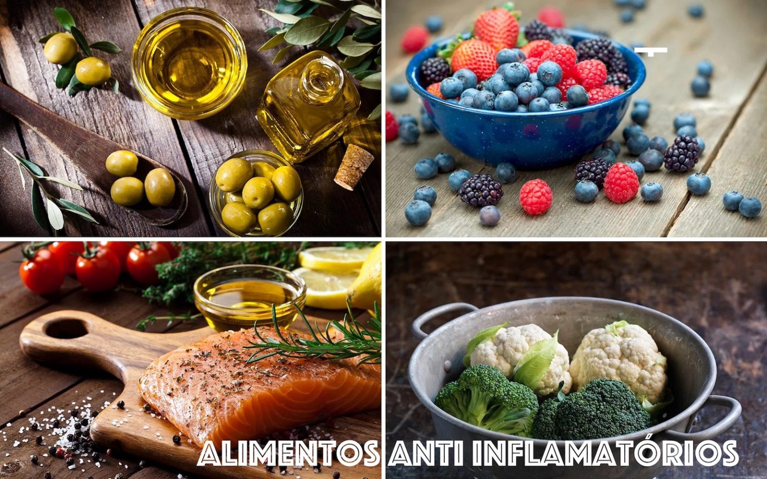 Alimentos Anti Inflamatorios: quais são e como funcionam